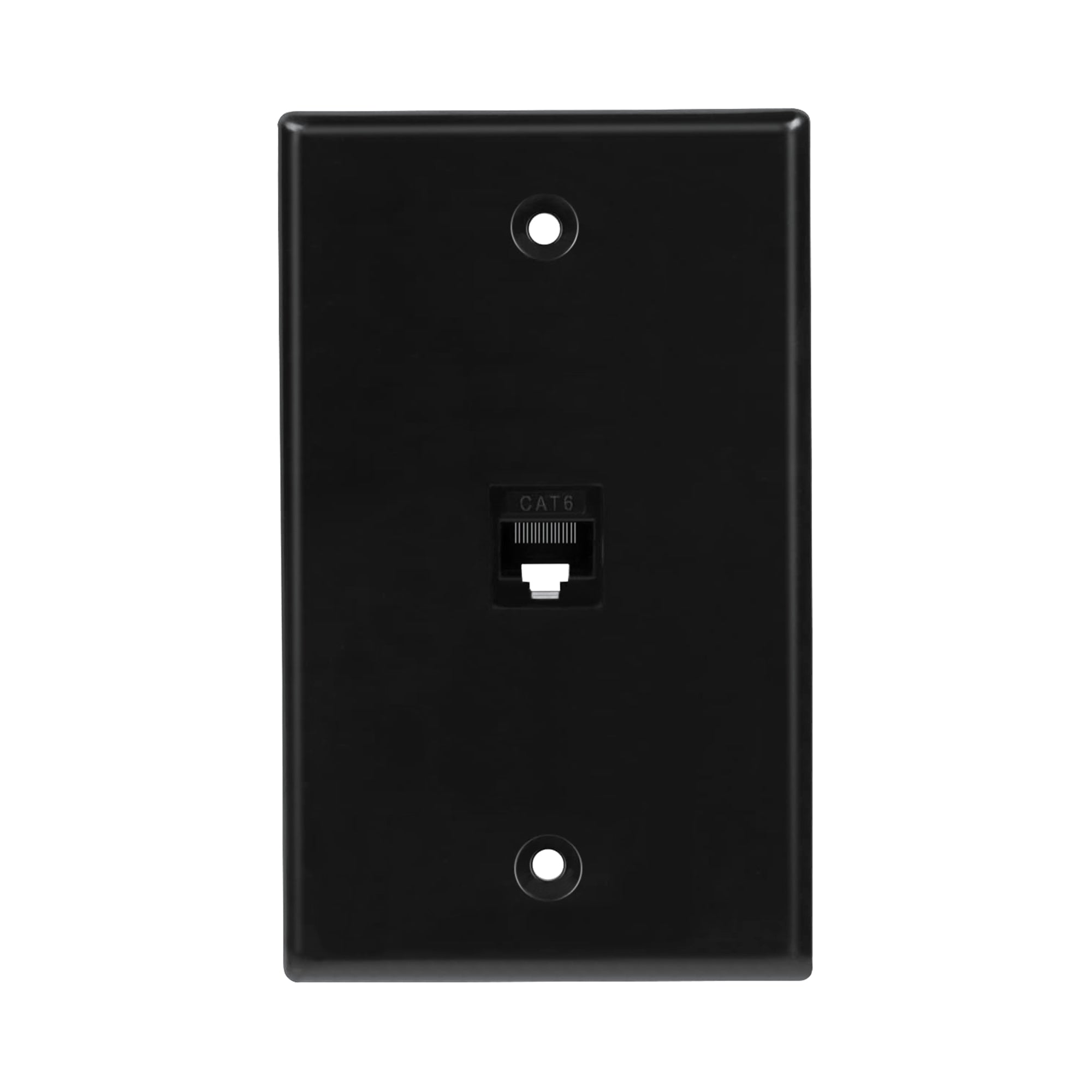 Dylux 1-Port Cat6 Female-to-Female Wall Plate - High-Speed Network Por